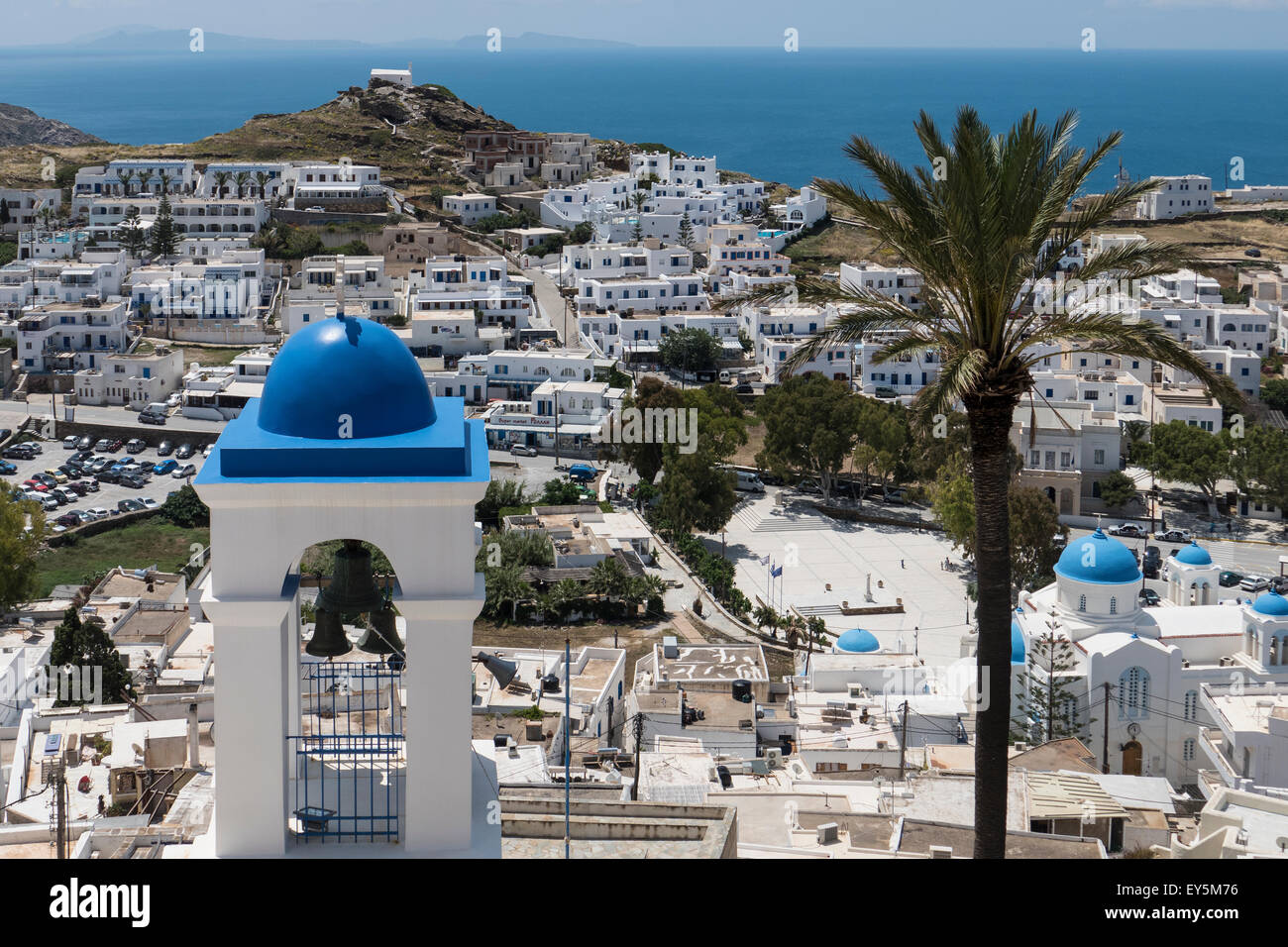 Greece, Cyclades, Ios, Chora Stock Photo - Alamy