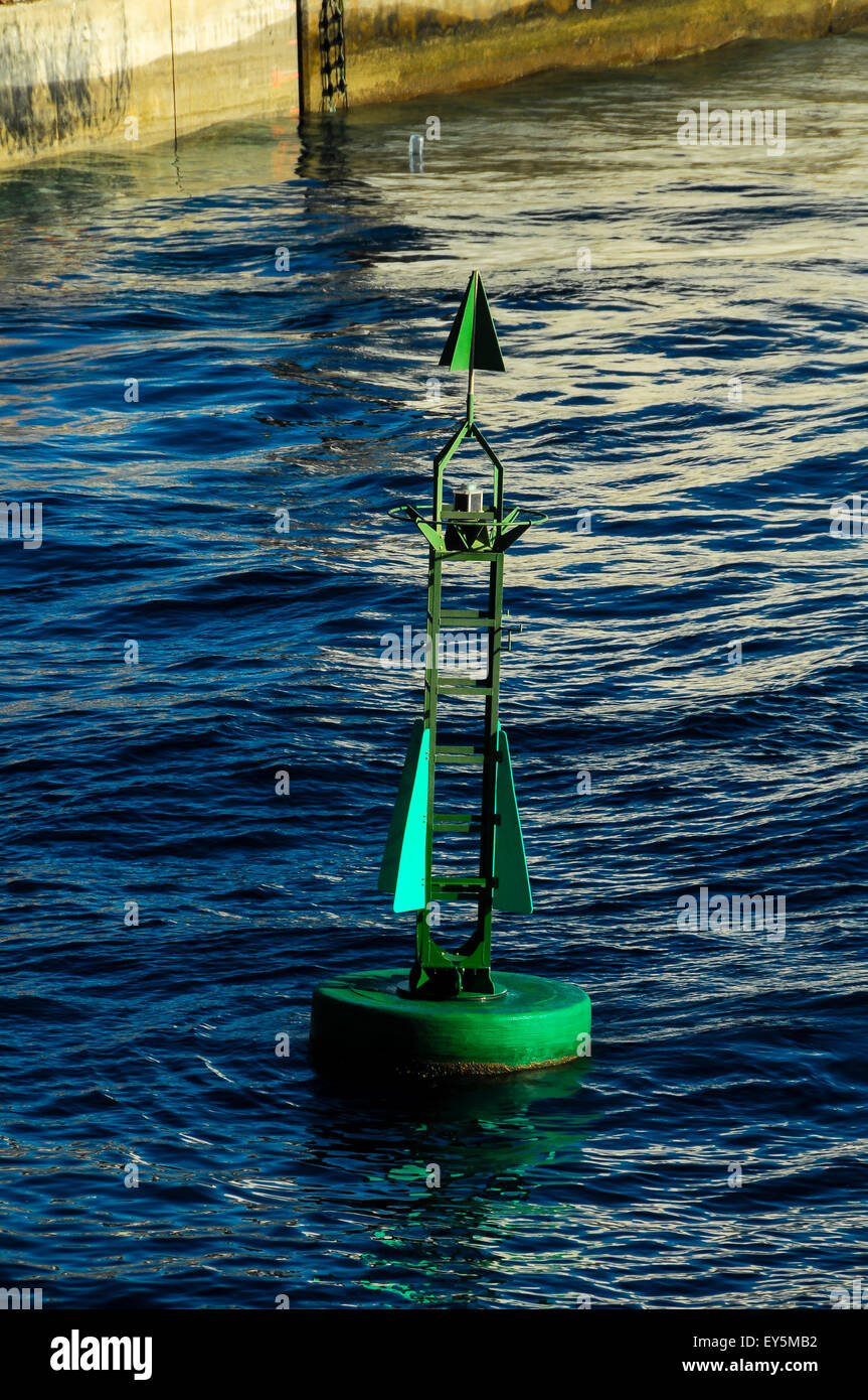 Floating Navigational Sign Stock Photo - Alamy