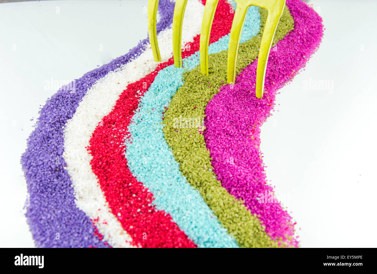 Sand and various colors Stock Photo - Alamy