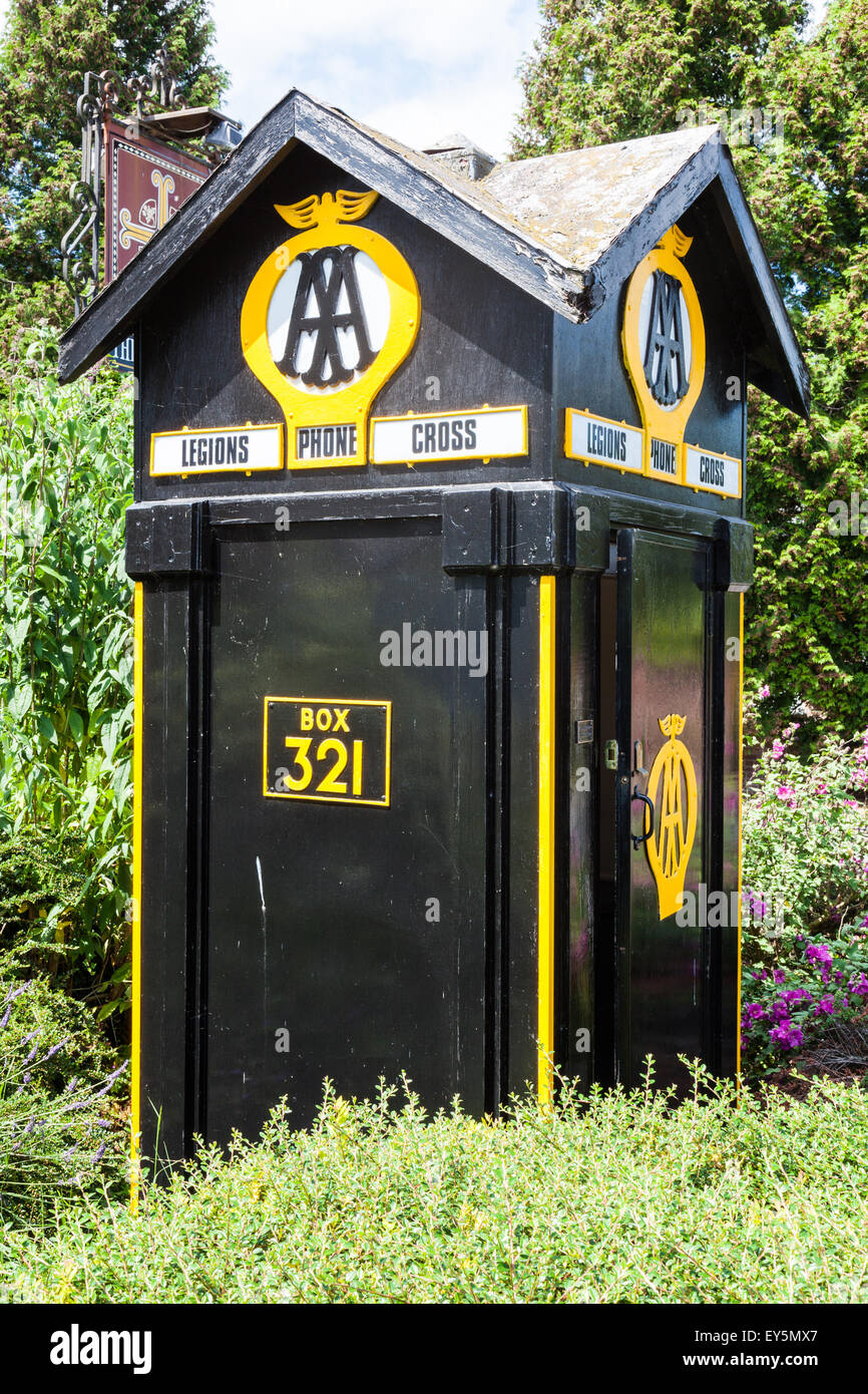 The AA box at Eardisland, Herefordshire, England, UK Stock Photo - Alamy