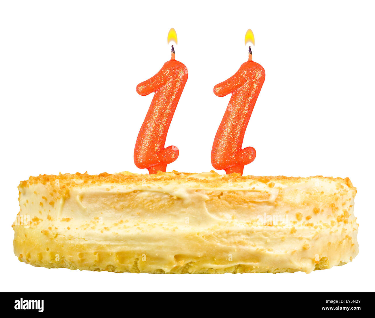 Birthday candles number eleven isolated Cut Out Stock Images & Pictures ...