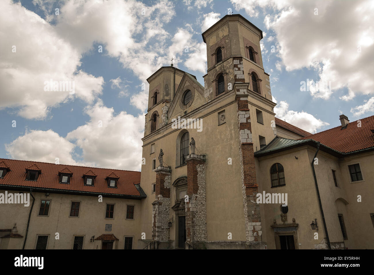 Architecture of benedictine abbey tyniec hi-res stock photography and ...