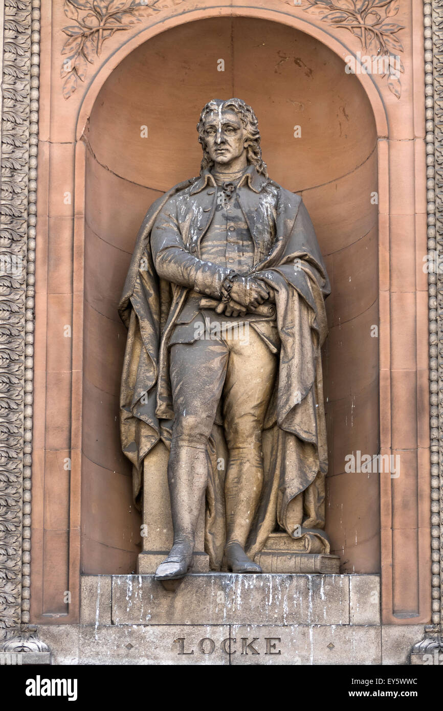 John locke memorial hi-res stock photography and images - Alamy