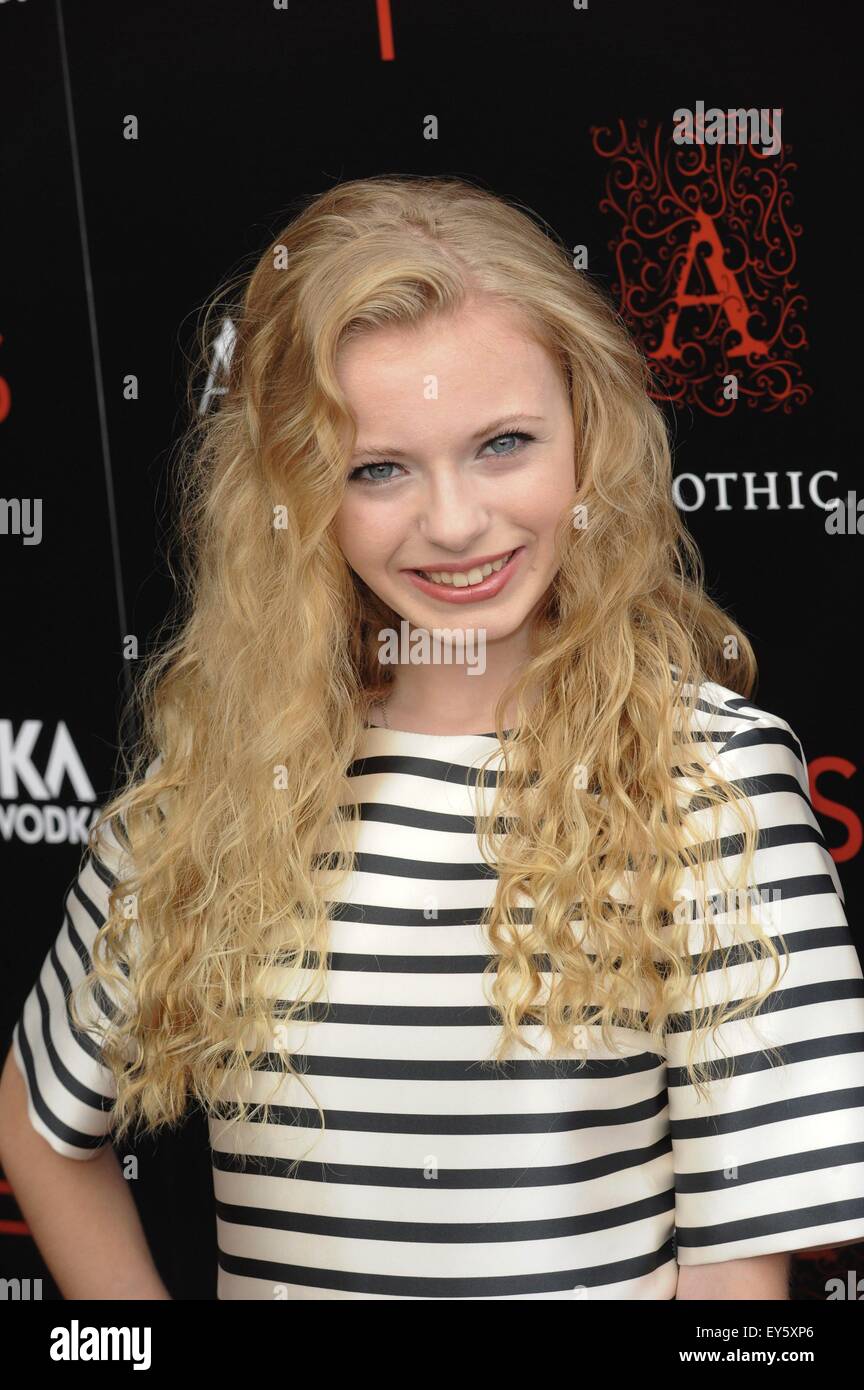 Los Angeles, CA, USA. 21st July, 2015. Addy Miller at arrivals for DARK ...