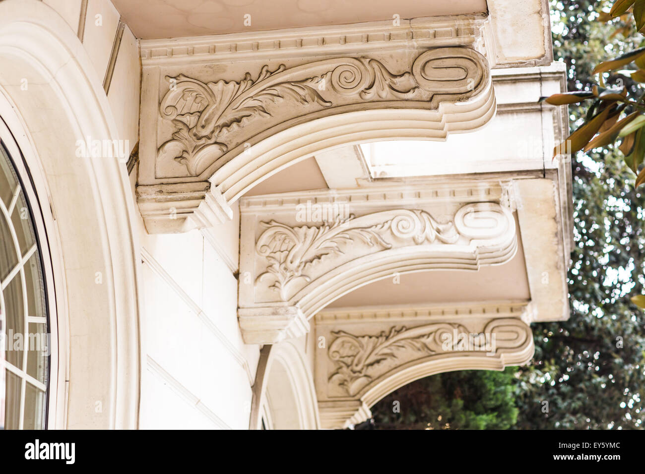 architectural element of baroque Stock Photo - Alamy