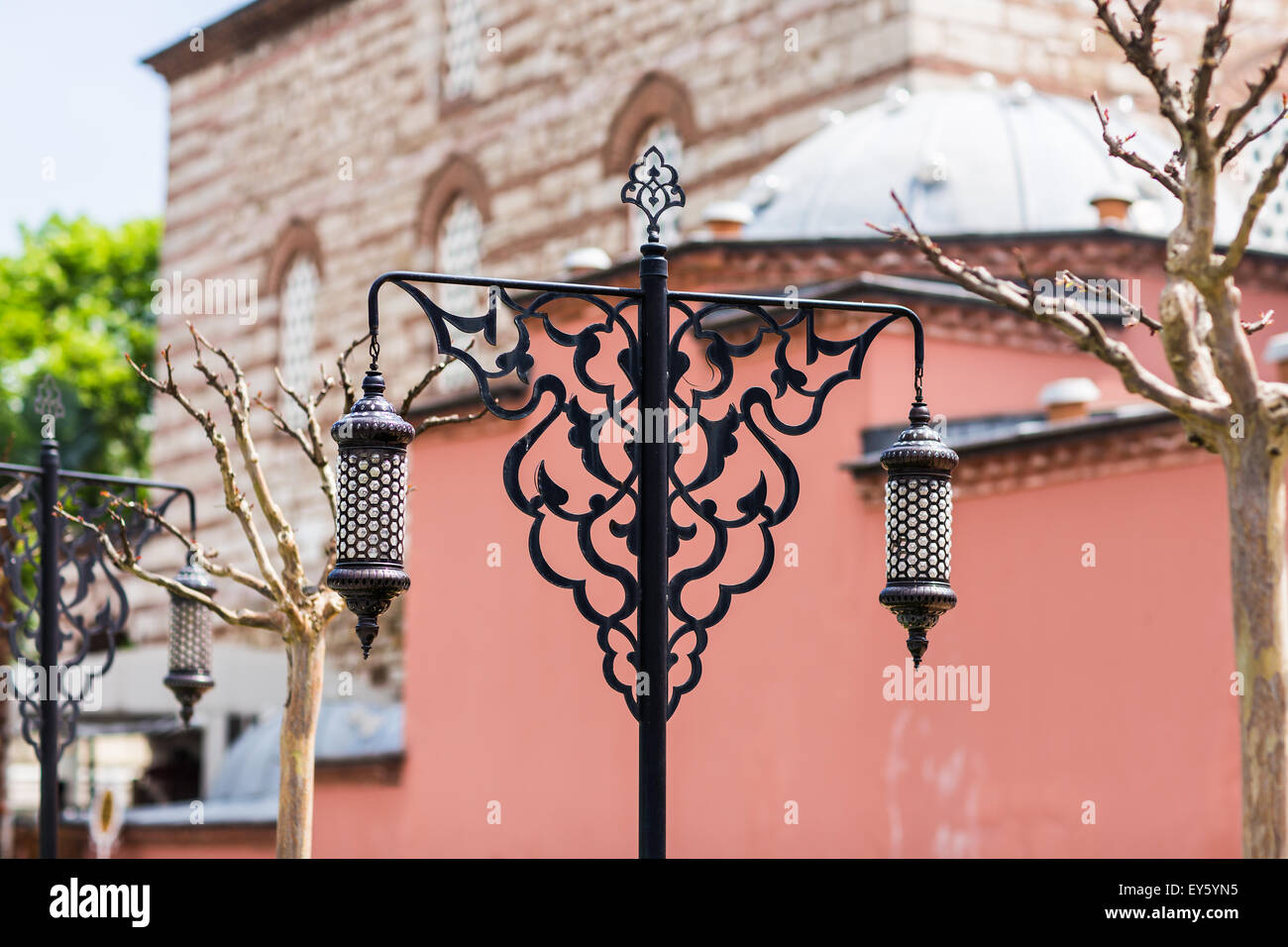 street lights in Istanbul Stock Photo - Alamy