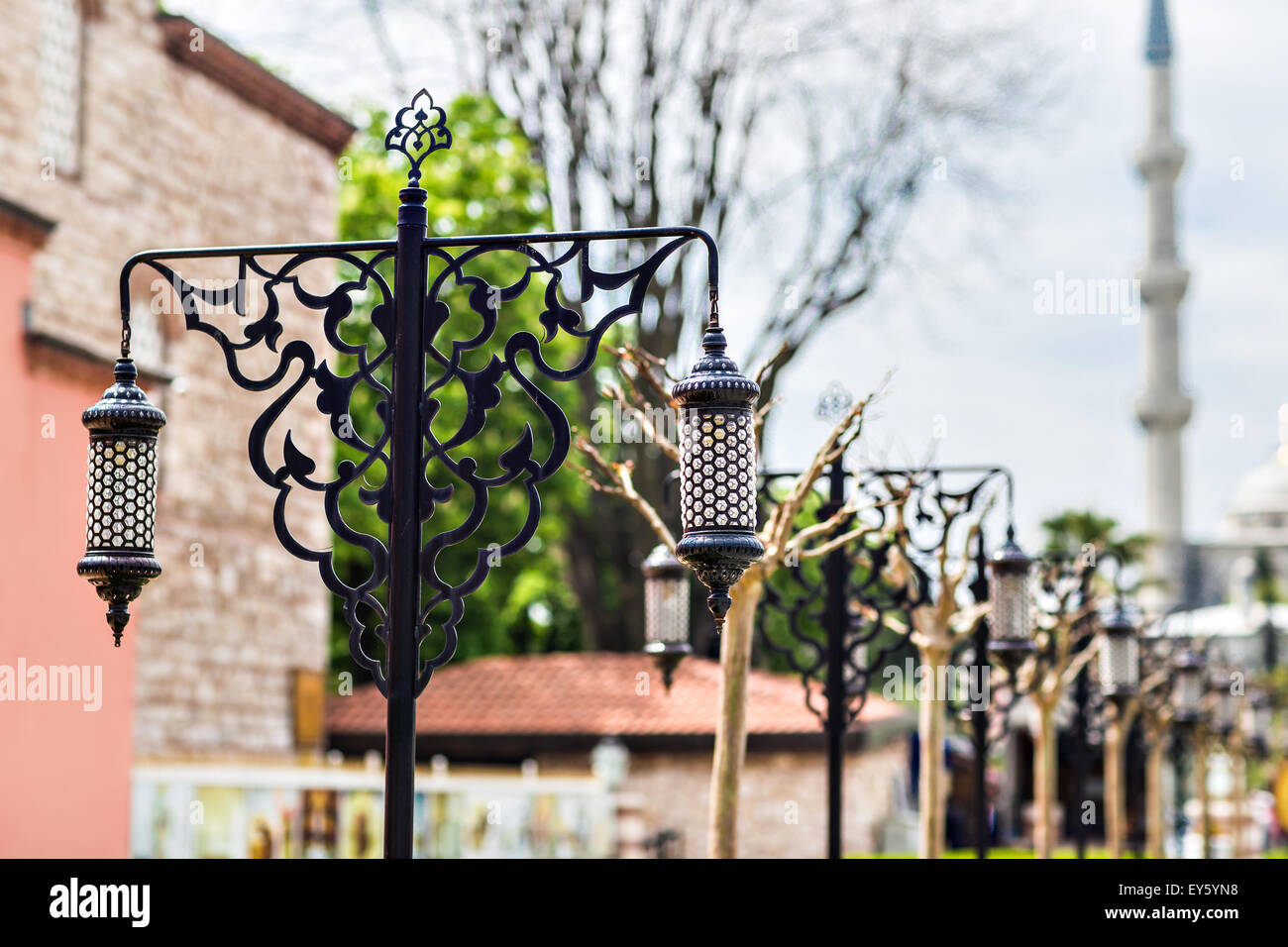 street lights in Istanbul Stock Photo - Alamy