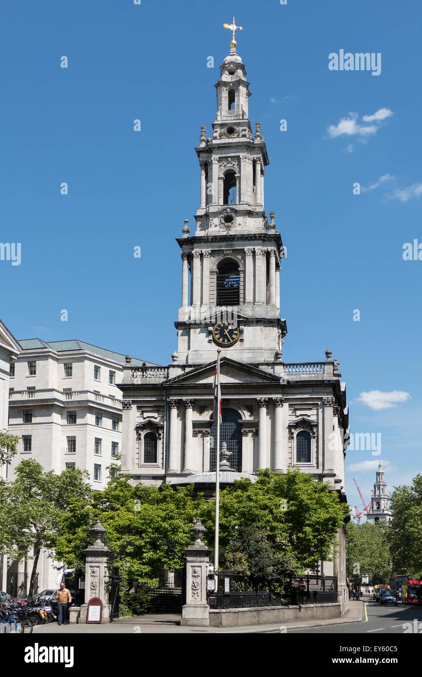 St mary le strand church hi-res stock photography and images - Alamy