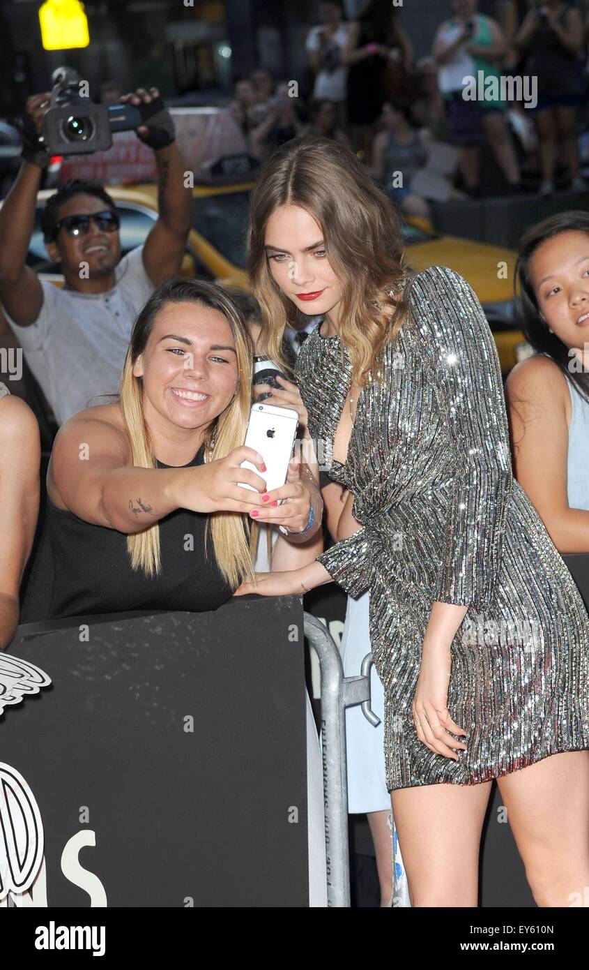 New York, NY, USA. 21st July, 2015. Cara Delevingne at arrivals for ...