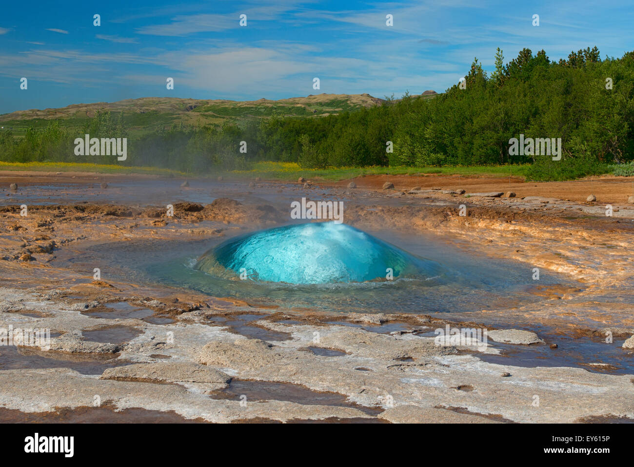 Strokkur Geyser, Iceland Stock Photo - Alamy
