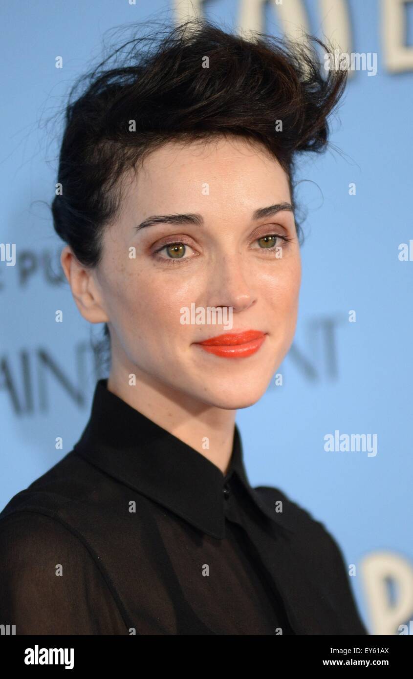 New York, NY, USA. 21st July, 2015. St. Vincent, Annie Clark at ...