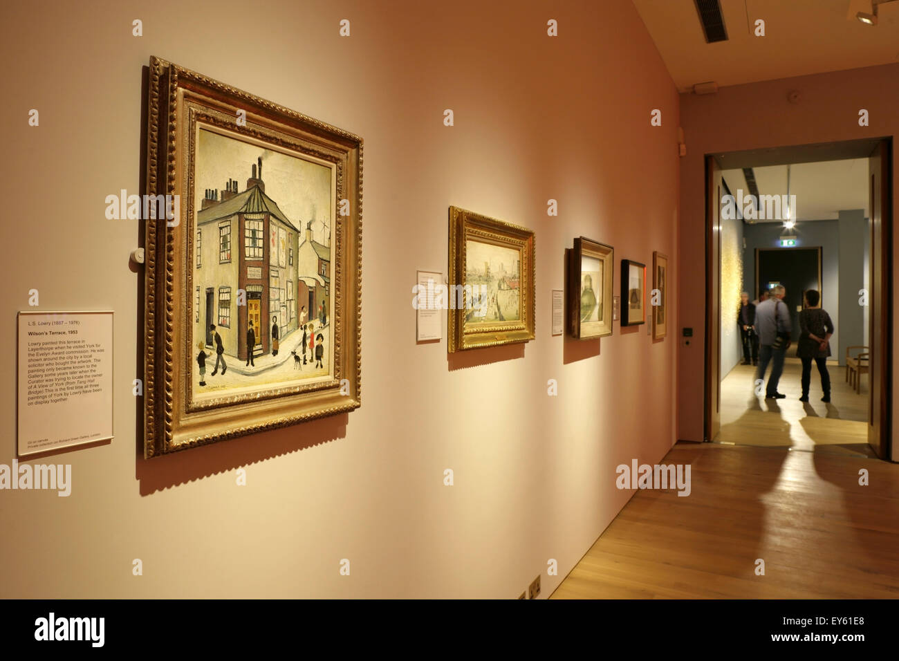 York, UK, 22 July 2015. The newly redeveloped York Art Gallery in ...