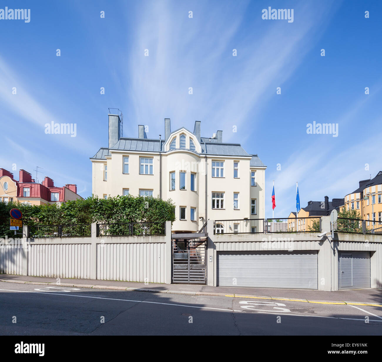 Beautiful buildings in Helsinki, Finland Stock Photo - Alamy