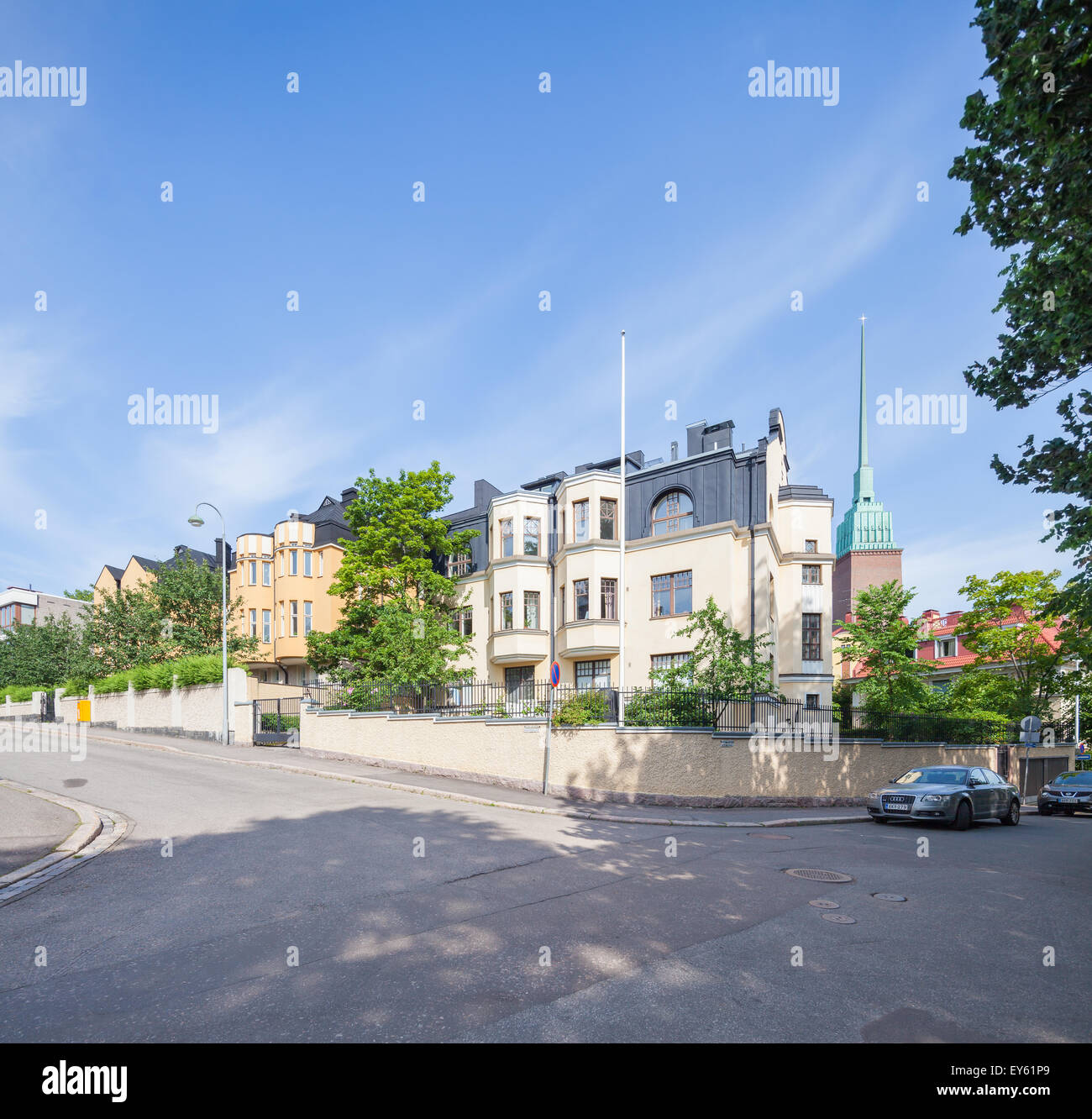 Beautiful buildings in Helsinki, Finland Stock Photo - Alamy