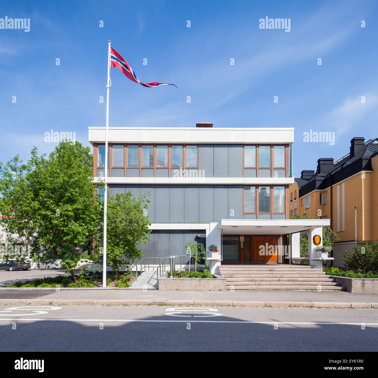 Beautiful buildings in Helsinki, Finland Stock Photo - Alamy