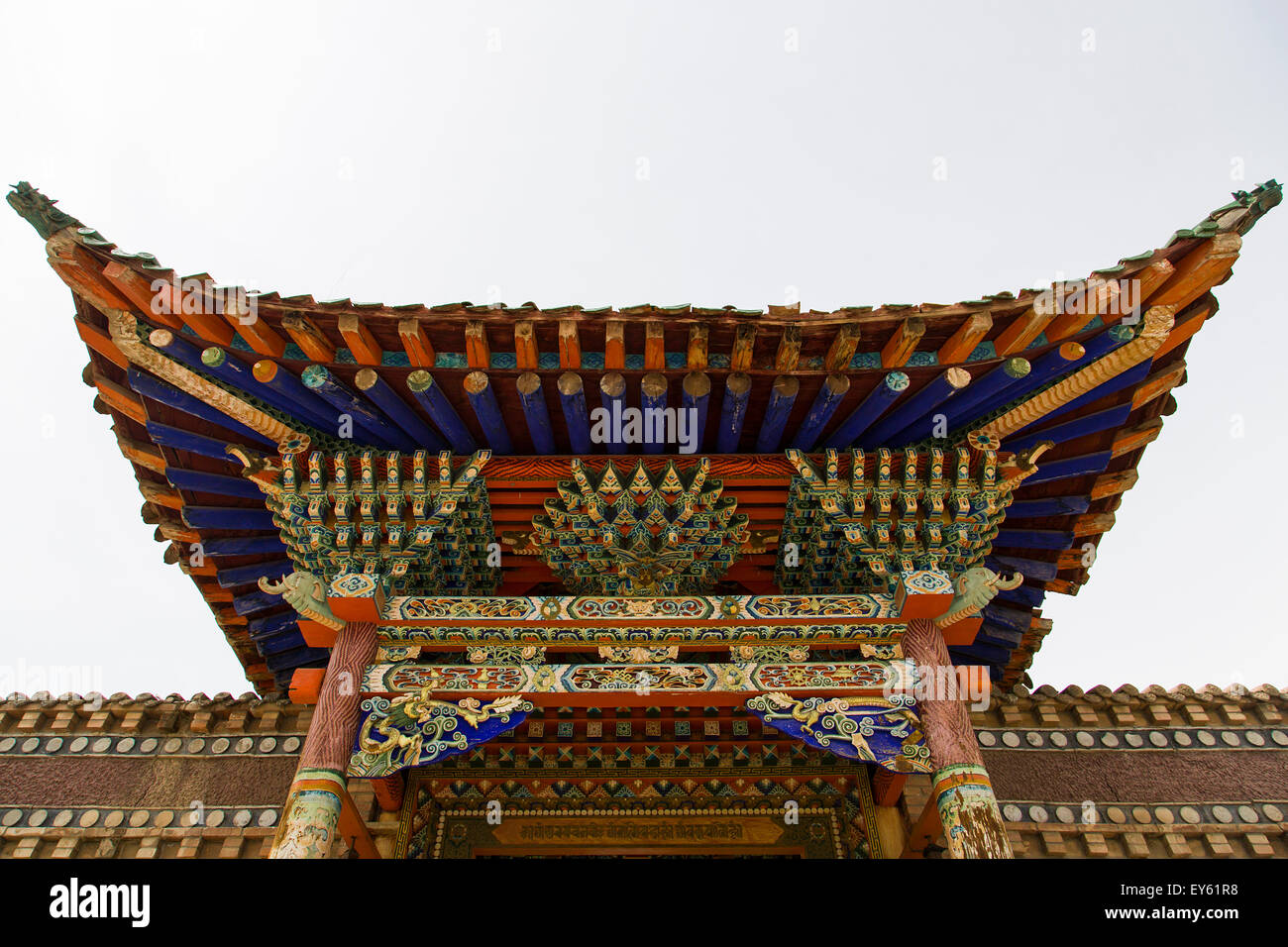 A Rou Big Temple in Qinghai province, China Stock Photo - Alamy