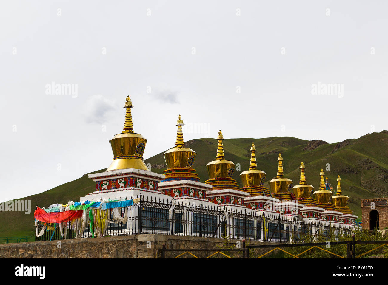 A Rou Big Temple in Qinghai province, China Stock Photo - Alamy