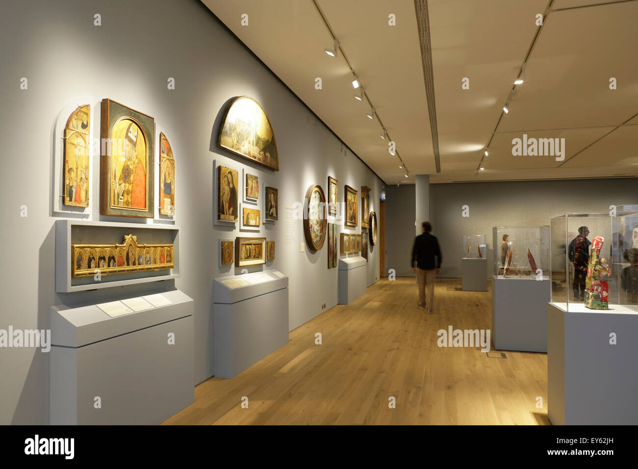 York, UK, 22 July 2015. The newly redeveloped York Art Gallery in ...