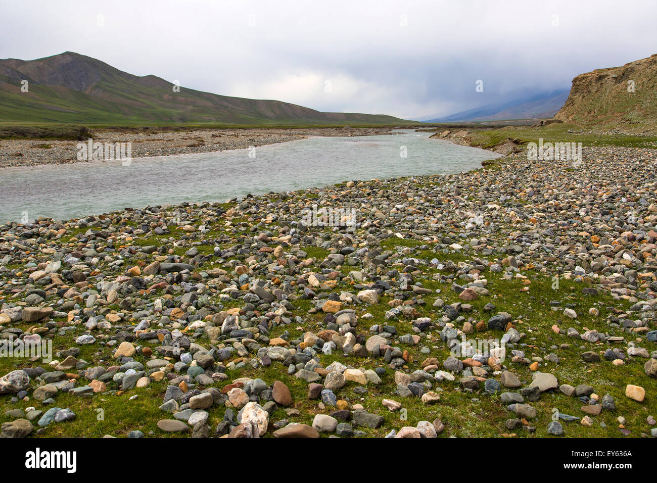 River in Qinghai province, China Stock Photo - Alamy