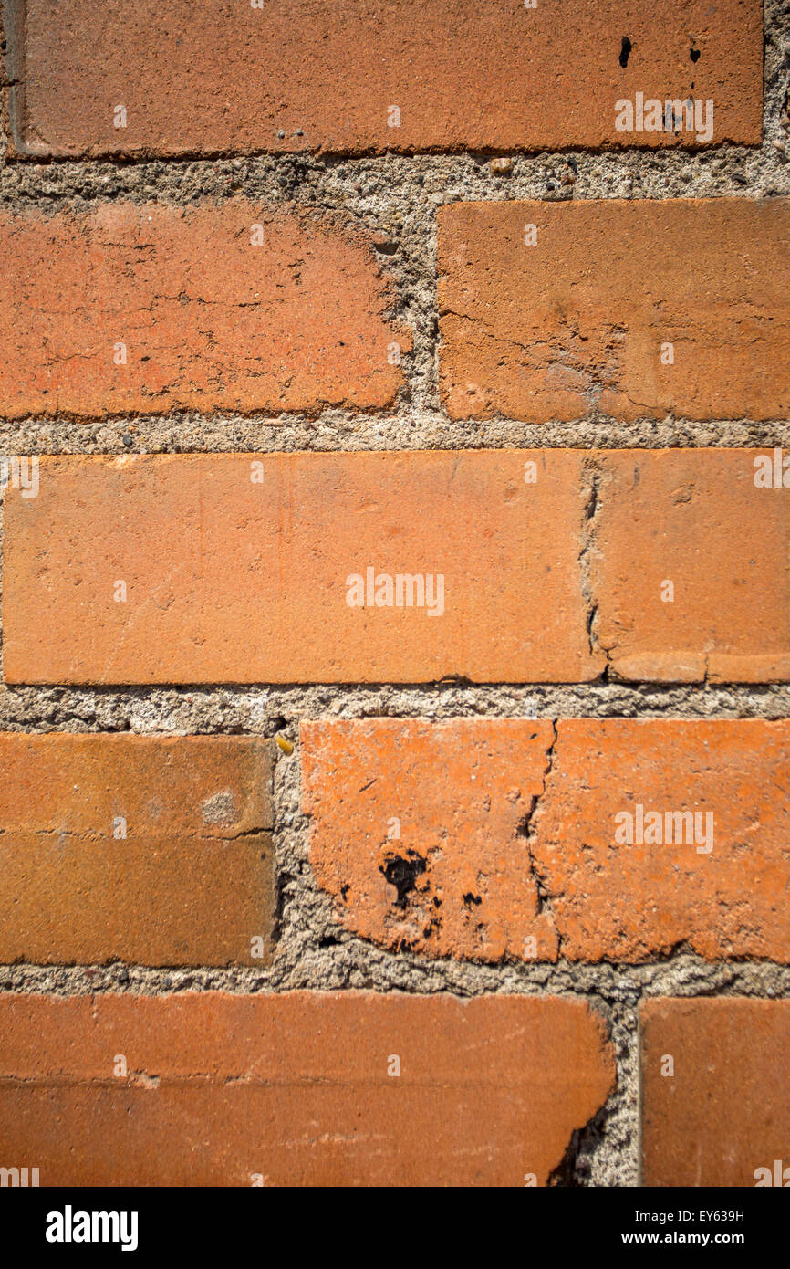 Brick wall background on building structure Stock Photo - Alamy