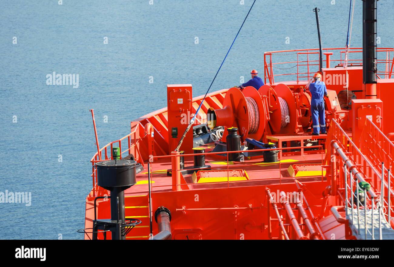 Oil tanker bow hi-res stock photography and images - Alamy