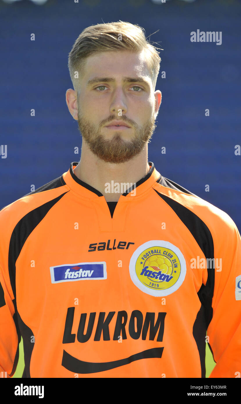 Goalkeeper Tomas Holy, FC Fastav Zlin team for 2015/2016, July 21, 2015 ...