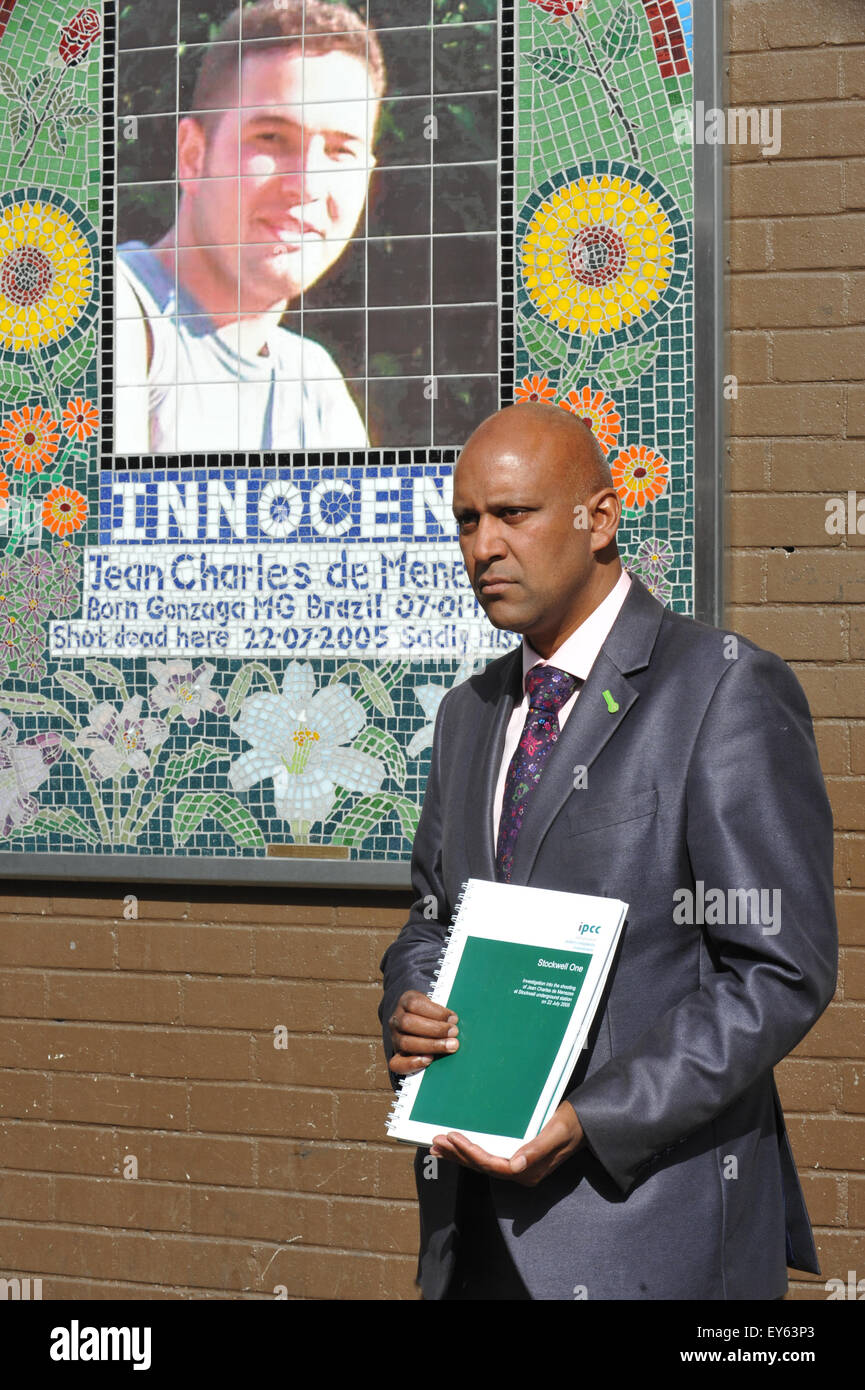 Jean Charles de Menezes stockwell London memorial Stock Photo - Alamy
