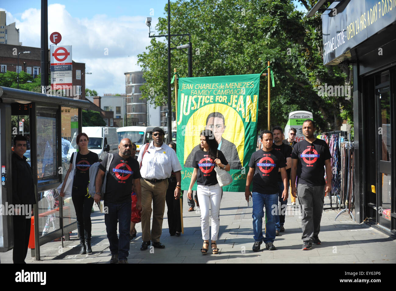 Jean Charles de Menezes stockwell London memorial Stock Photo - Alamy