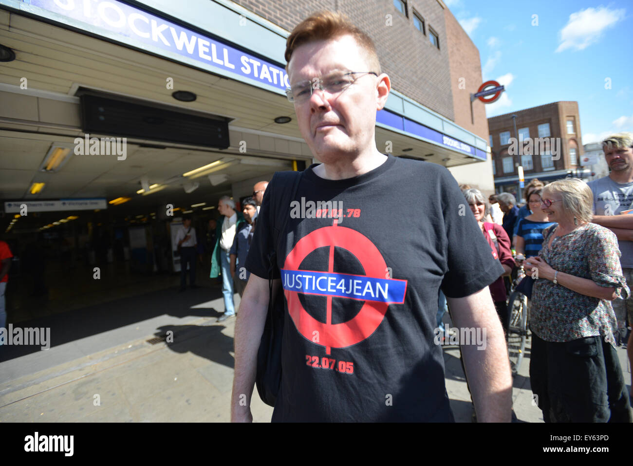Jean Charles de Menezes stockwell London memorial Stock Photo - Alamy