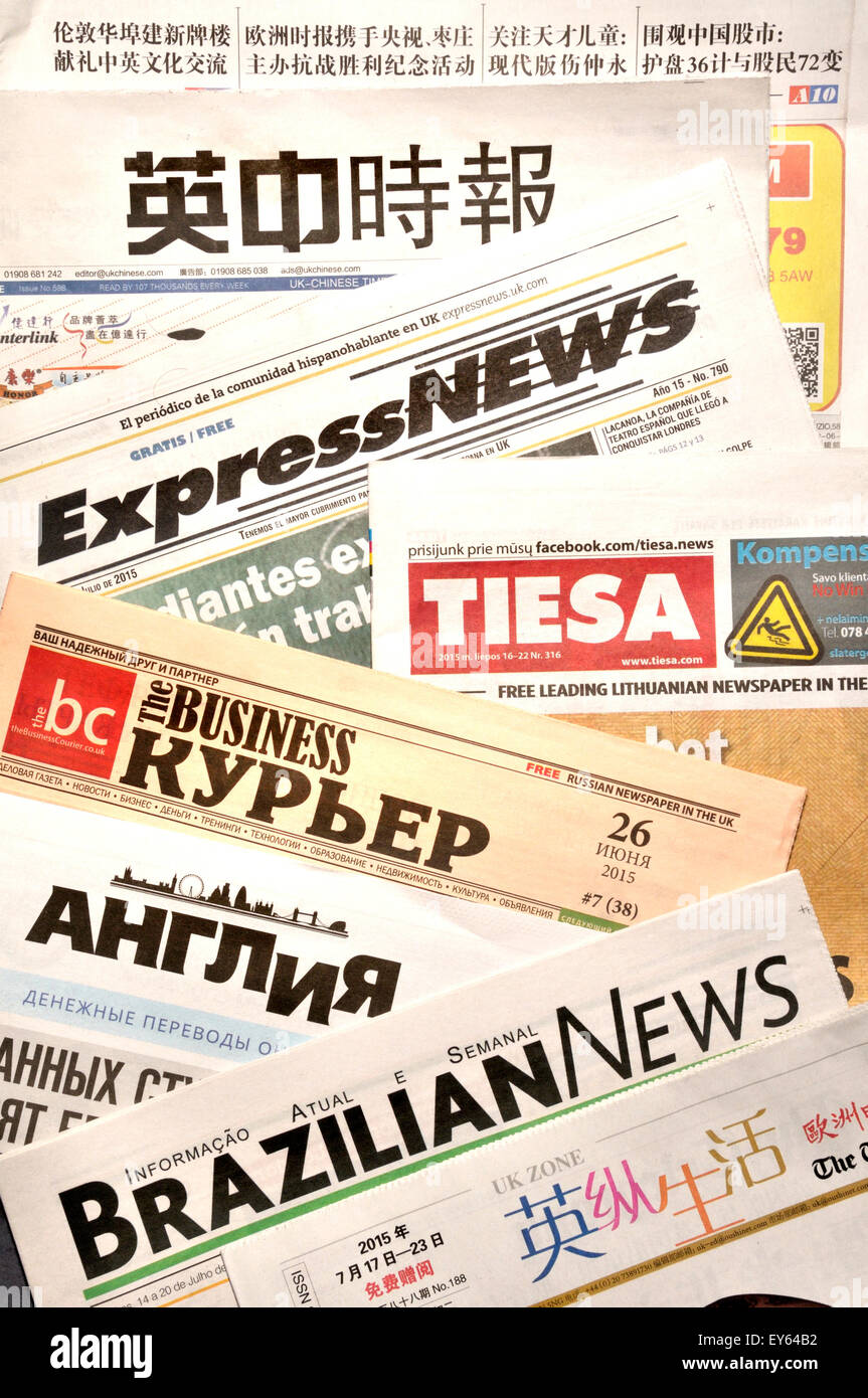 International newspaper distribution hi-res stock photography and ...
