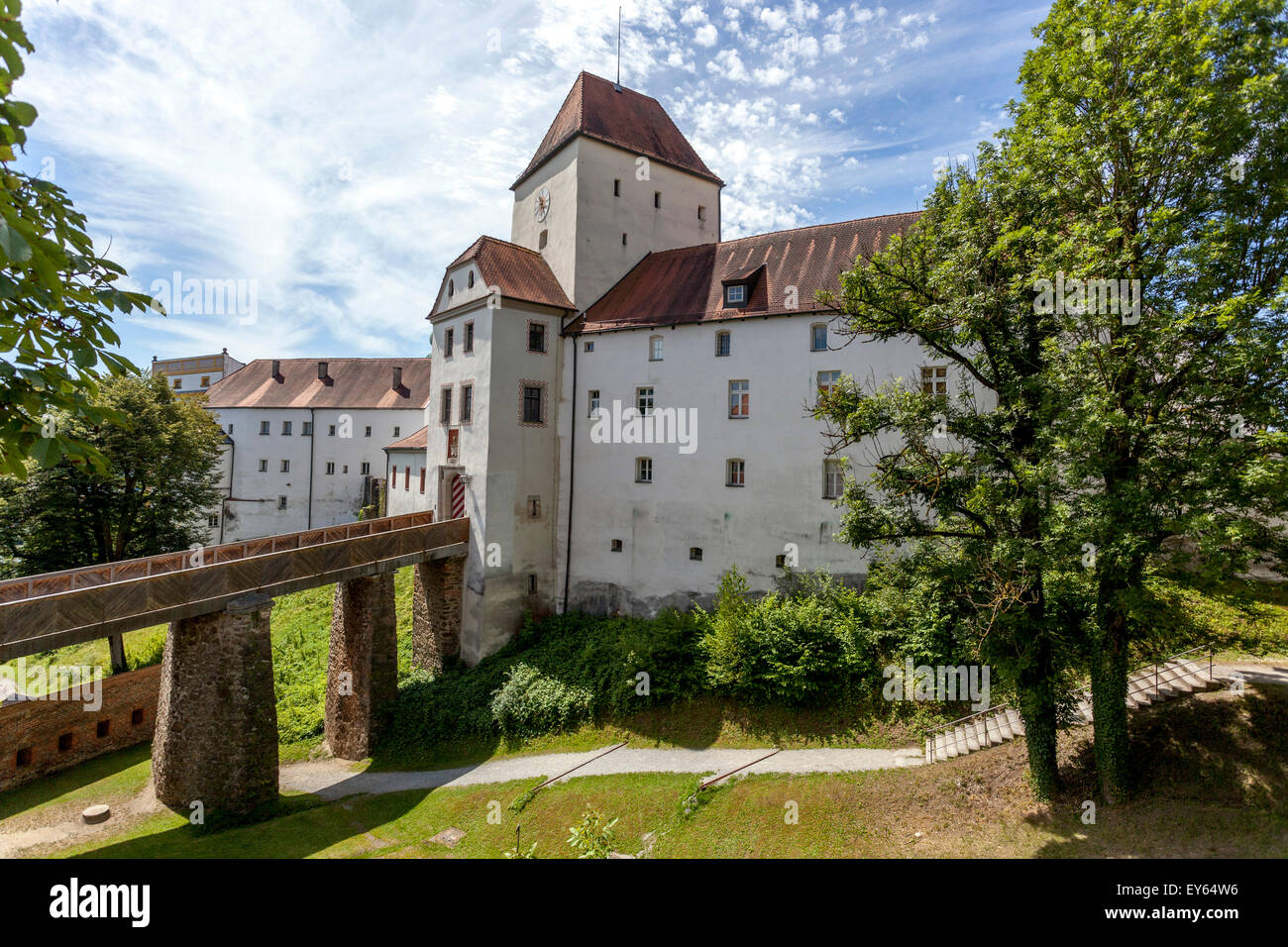 Passau Veste Oberhaus Fortress, Passau Germany Lower Bavaria Stock ...