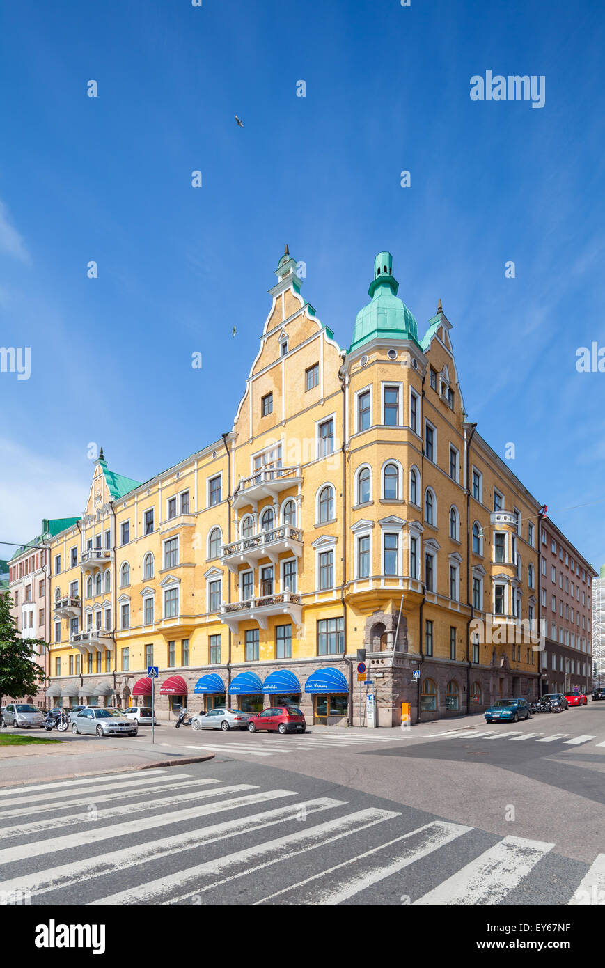 Beautiful buildings in Helsinki, Finland Stock Photo - Alamy