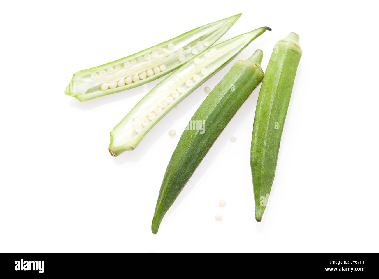 Okra cross section hi-res stock photography and images - Alamy