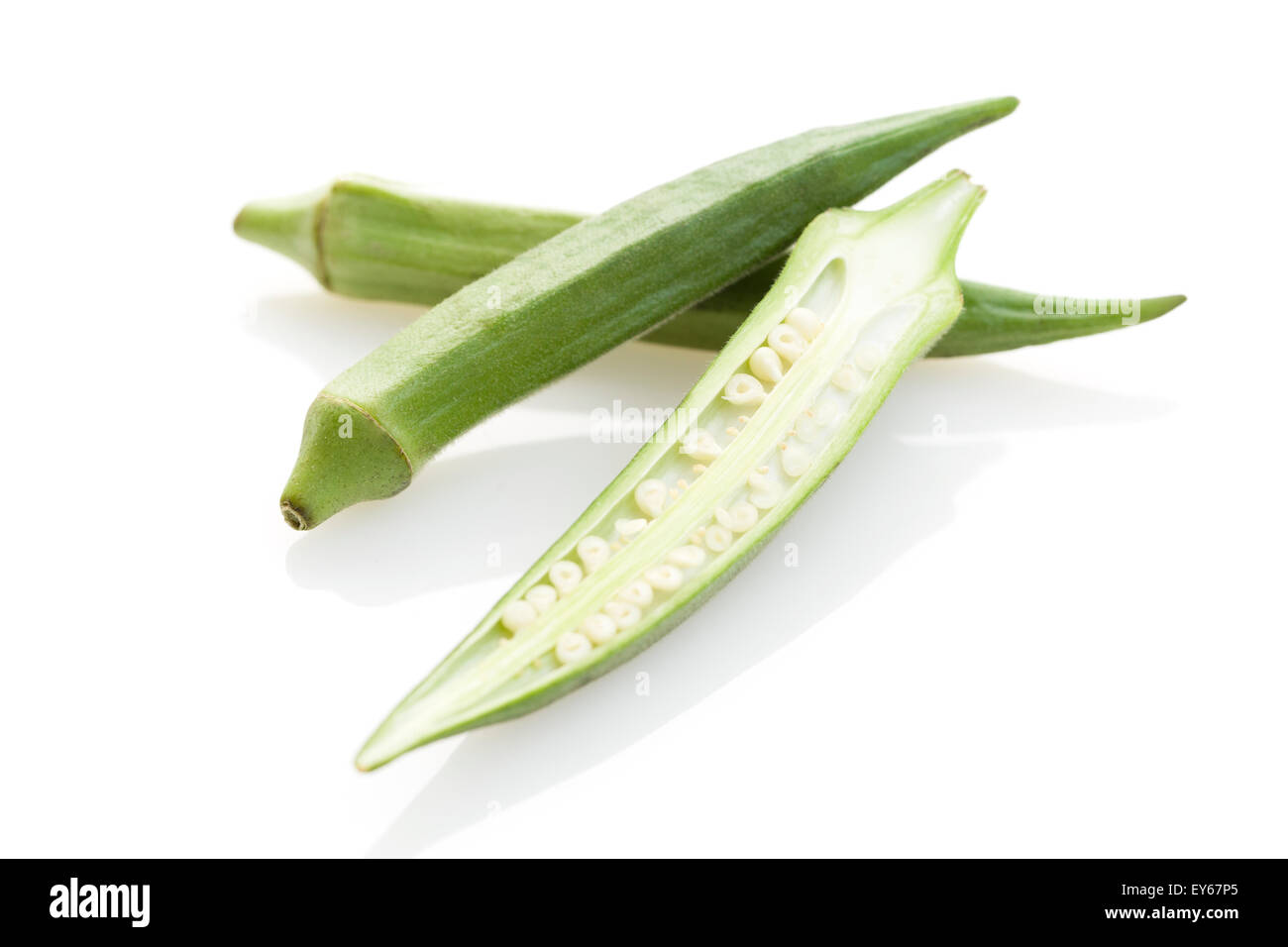 Okra cross section hi-res stock photography and images - Alamy