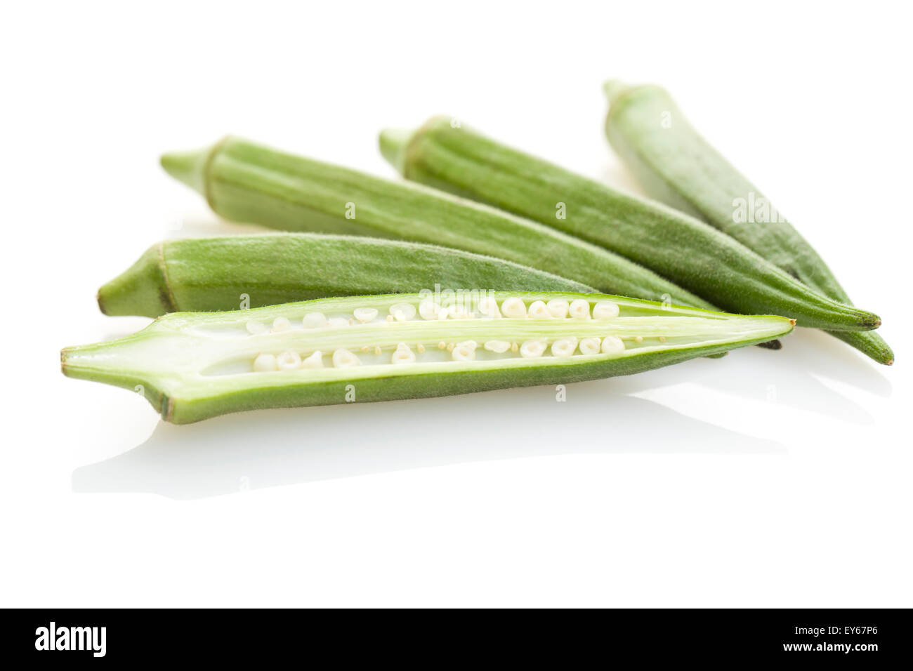 Okra cross section hi-res stock photography and images - Alamy