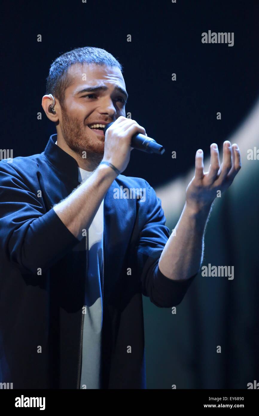 Rehearsals for the Eurovision Song Contest at Stadthalle Featuring ...