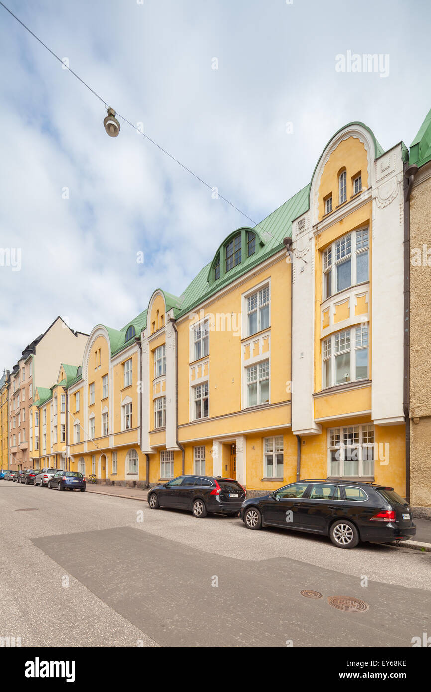 Beautiful buildings in Helsinki, Finland Stock Photo - Alamy