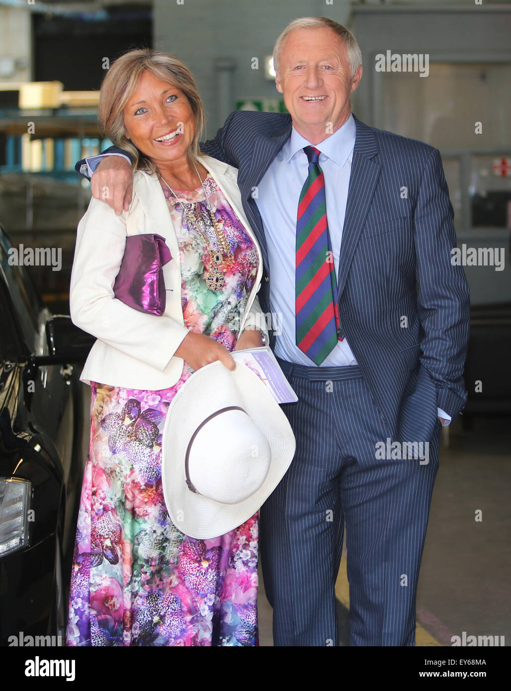 Chris Tarrant outside ITV Studios Featuring: Chris Tarrant, Jane Bird ...