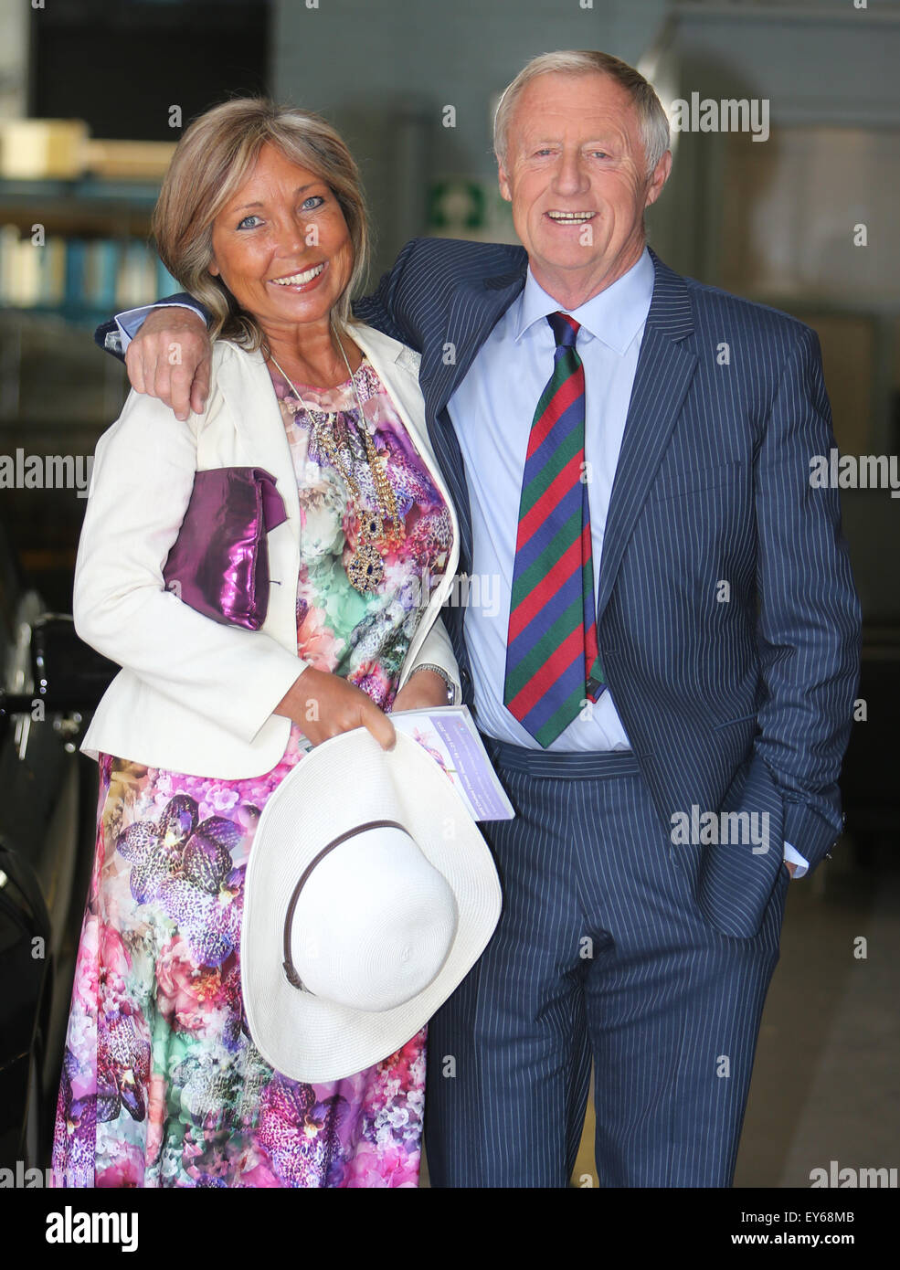 Chris Tarrant outside ITV Studios Featuring: Chris Tarrant, Jane Bird ...