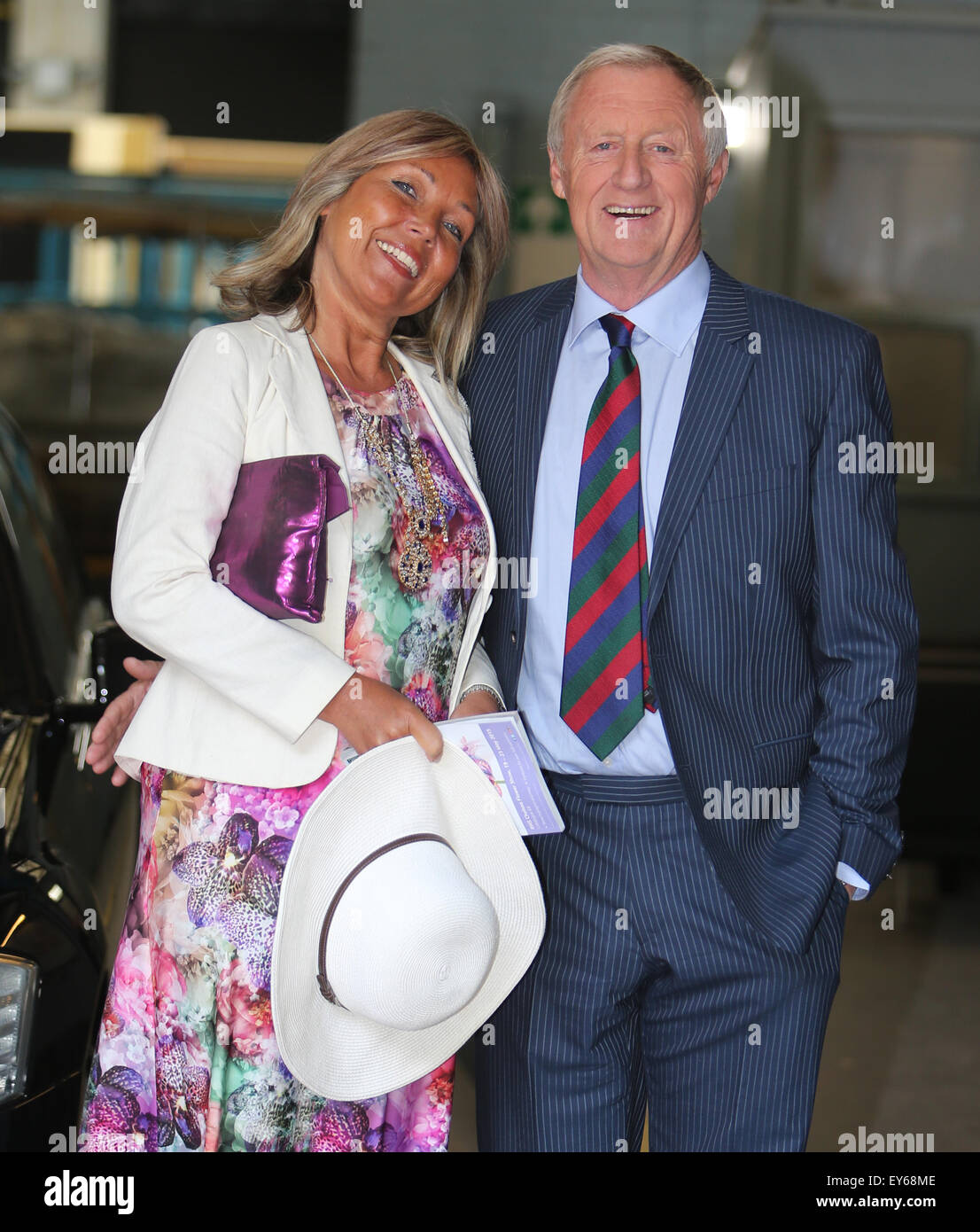 Chris Tarrant outside ITV Studios Featuring: Chris Tarrant, Jane Bird ...