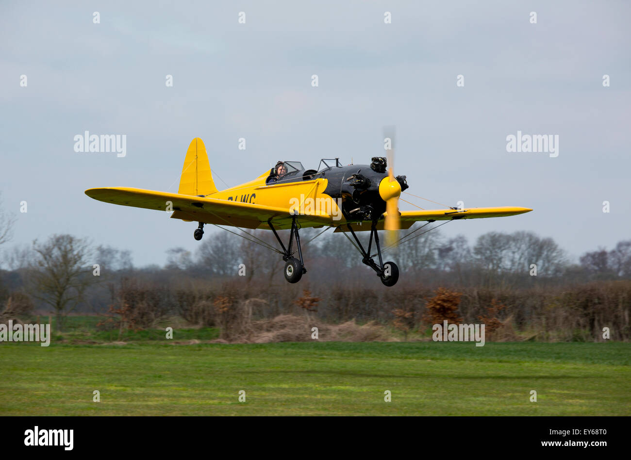 Ryan ST3KR G-RLWG landing at Breighton Airfield Stock Photo - Alamy