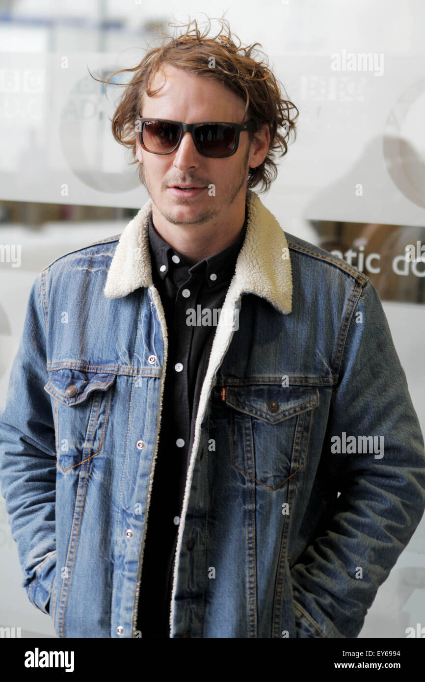 Ben Howard arriving at the BBC Radio 1 studios Featuring: Ben Howard ...