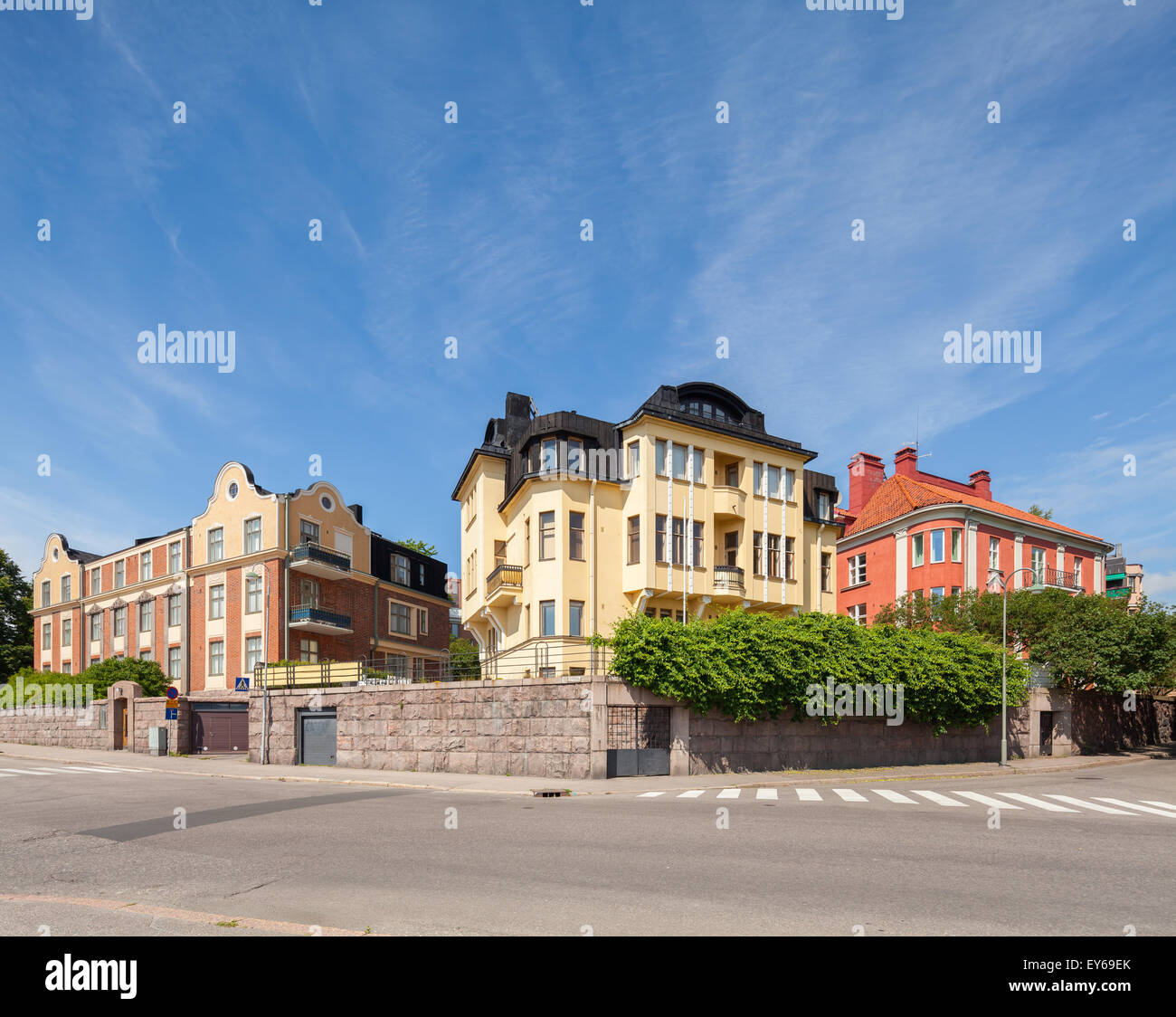Beautiful buildings in Helsinki, Finland Stock Photo - Alamy