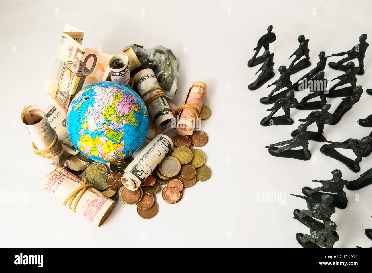 Plastic Lead Soldiers Stock Photo - Alamy