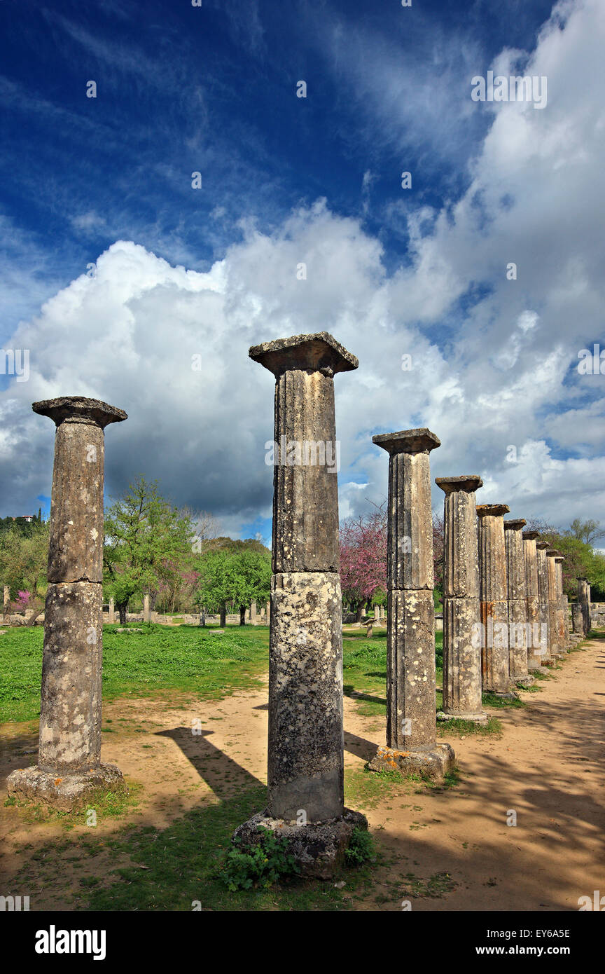 The Palaestra at Ancient Olympia, the birthplace of the Olympic Games ...