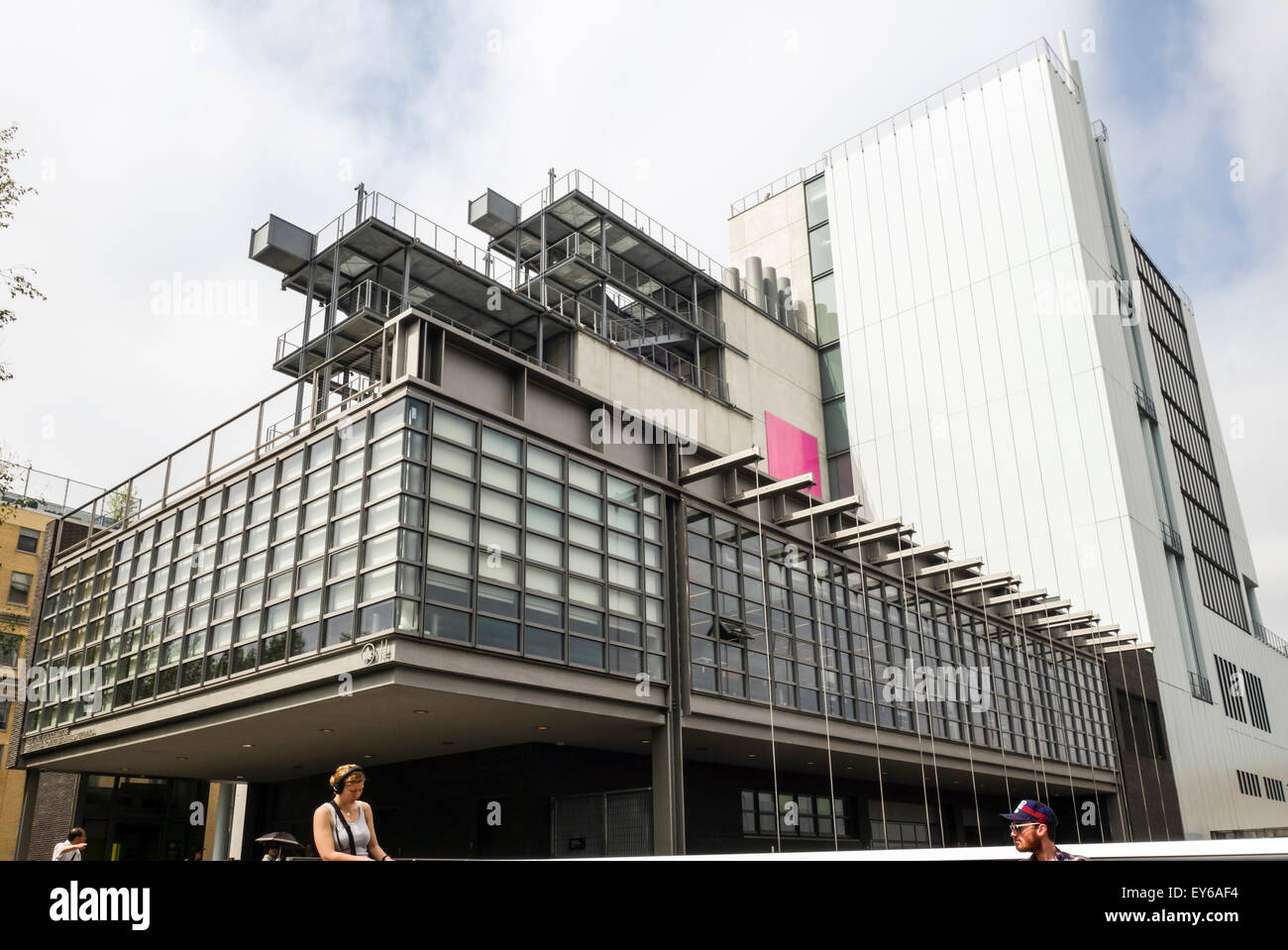 The Whitney Museum of American Art, from the high line, New york city ...