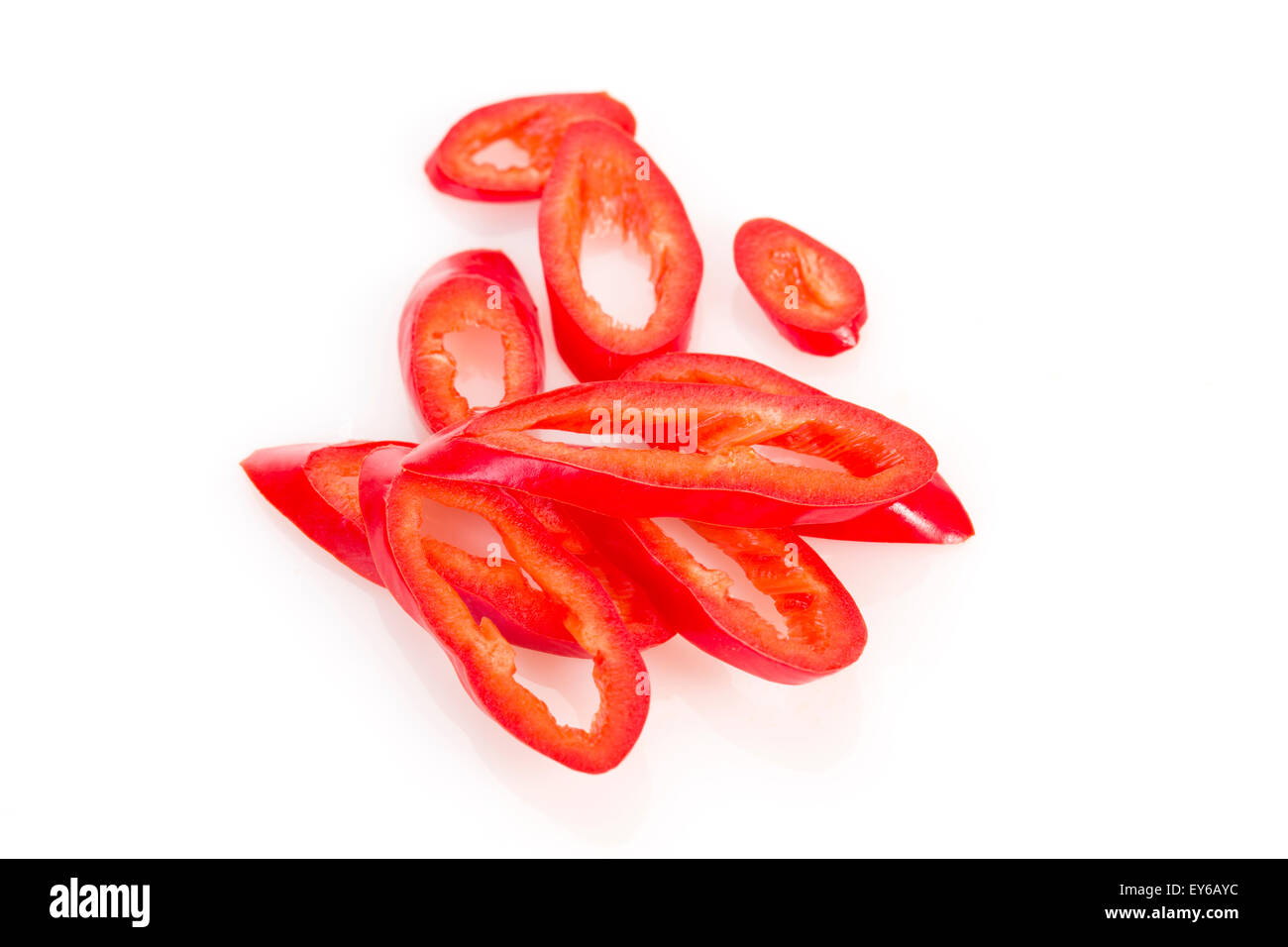 Cross section of chili pepper Cut Out Stock Images & Pictures - Alamy