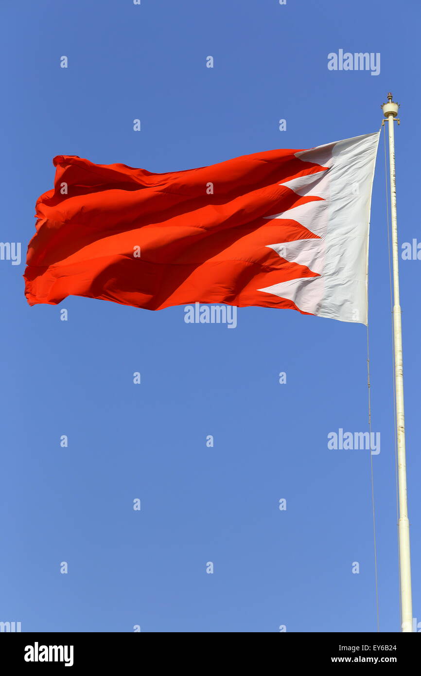 Bahrain flag hi-res stock photography and images - Alamy