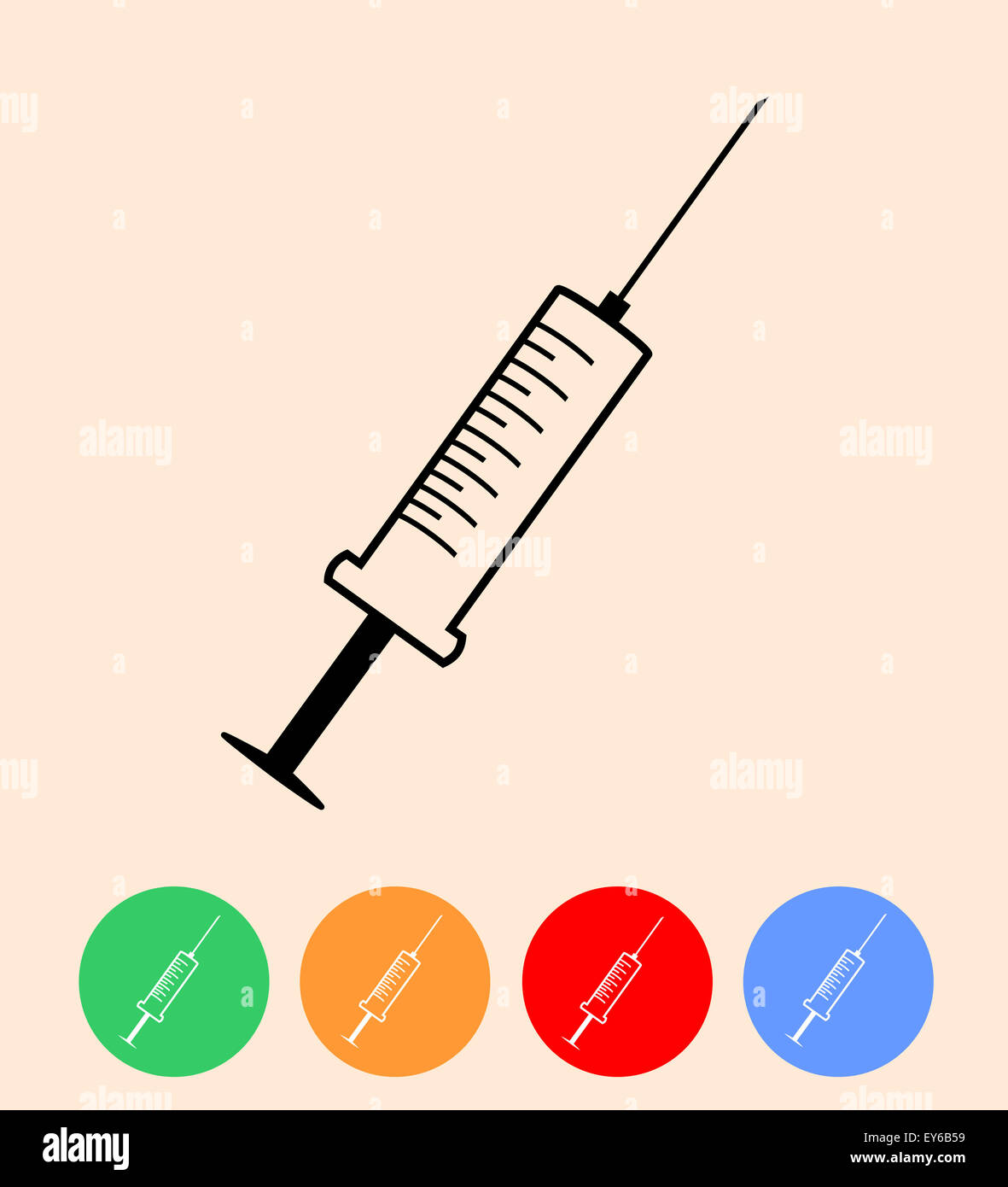 Simple syringe hi-res stock photography and images - Alamy