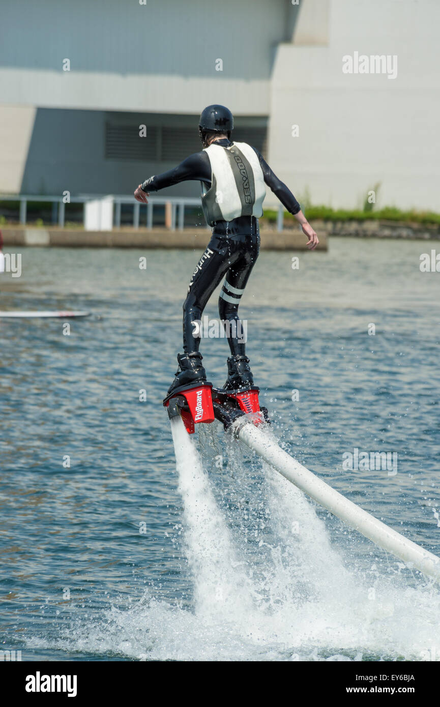 Flyboarder hi-res stock photography and images - Alamy